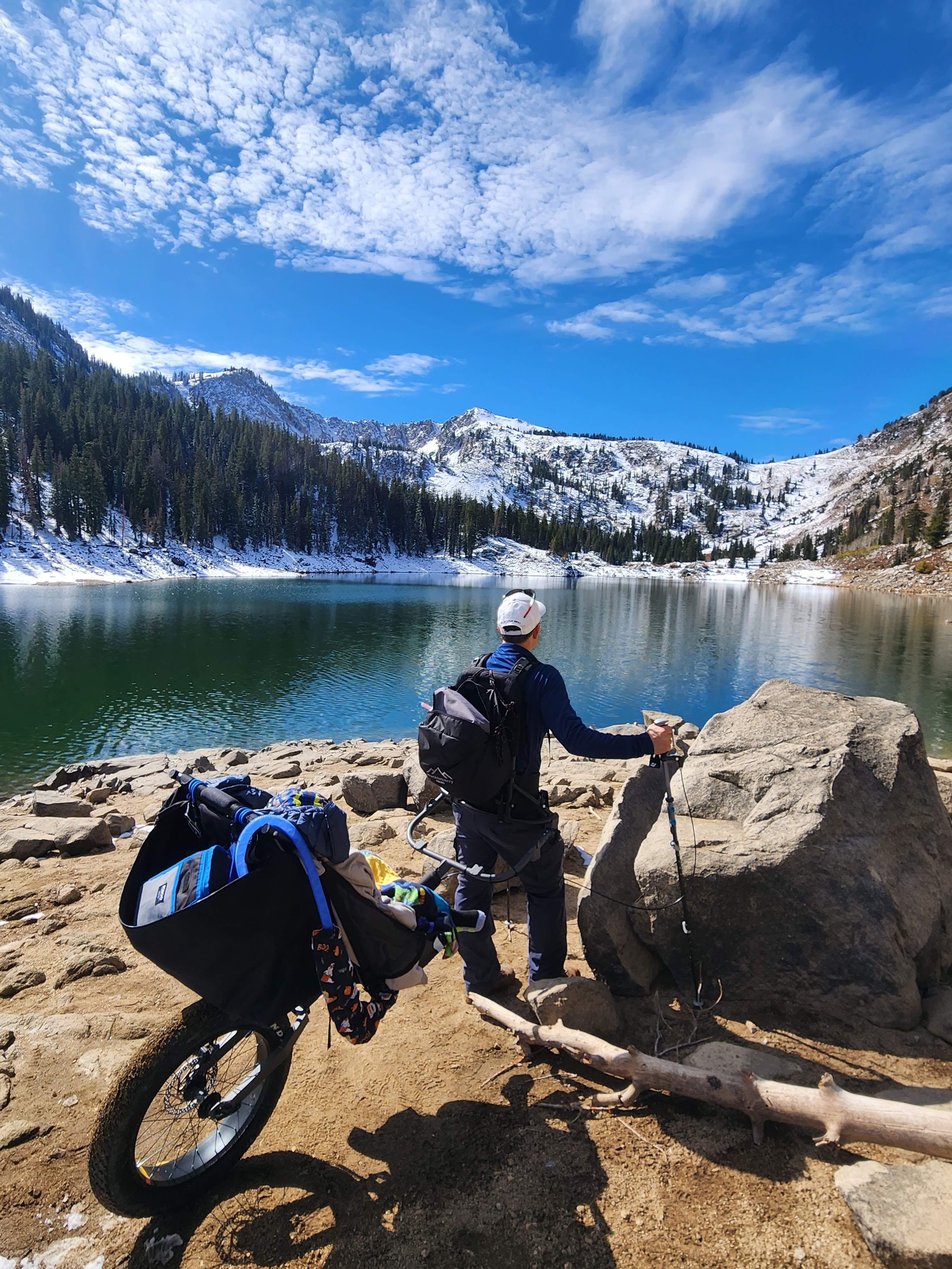 Cascade Tandem Hiking Cart | Make Trails Accessible – Huckleberry ...