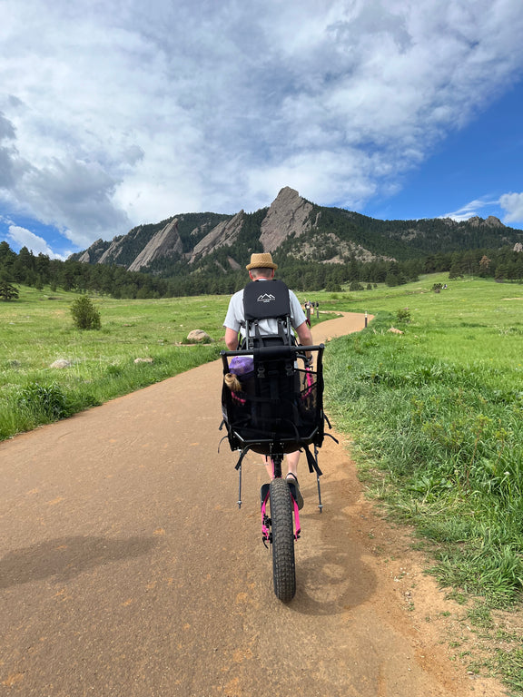 Cascade Tandem Hiking Cart | Make Trails Accessible – Huckleberry ...