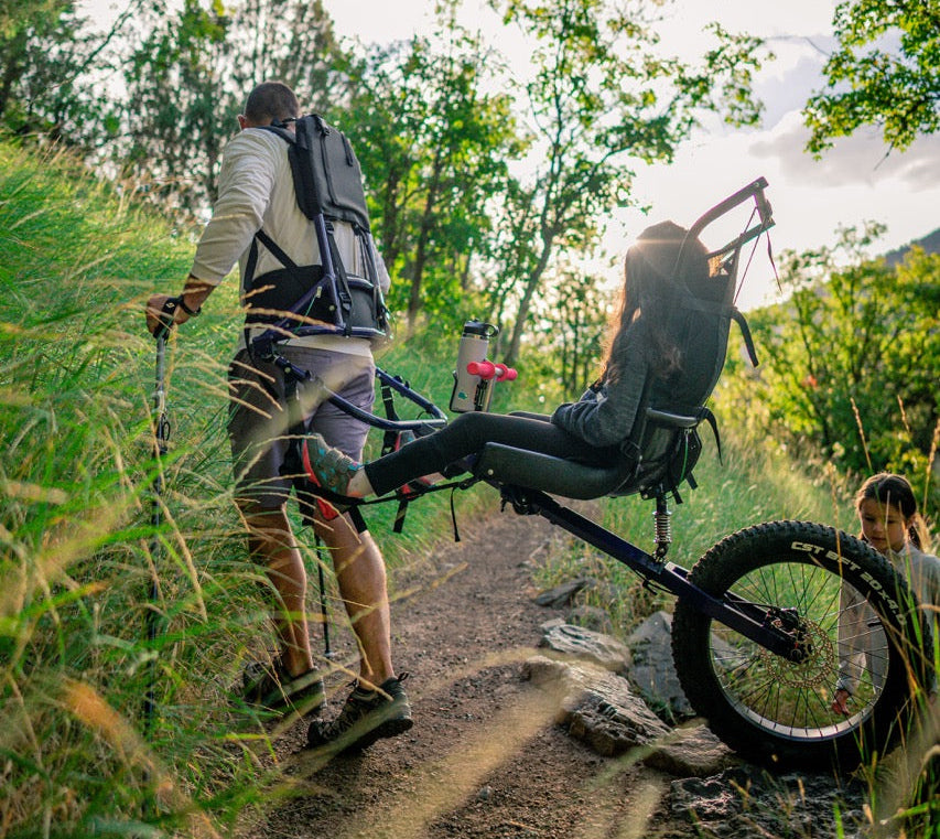Cascade Tandem Hiking Cart | Make Trails Accessible – Huckleberry ...